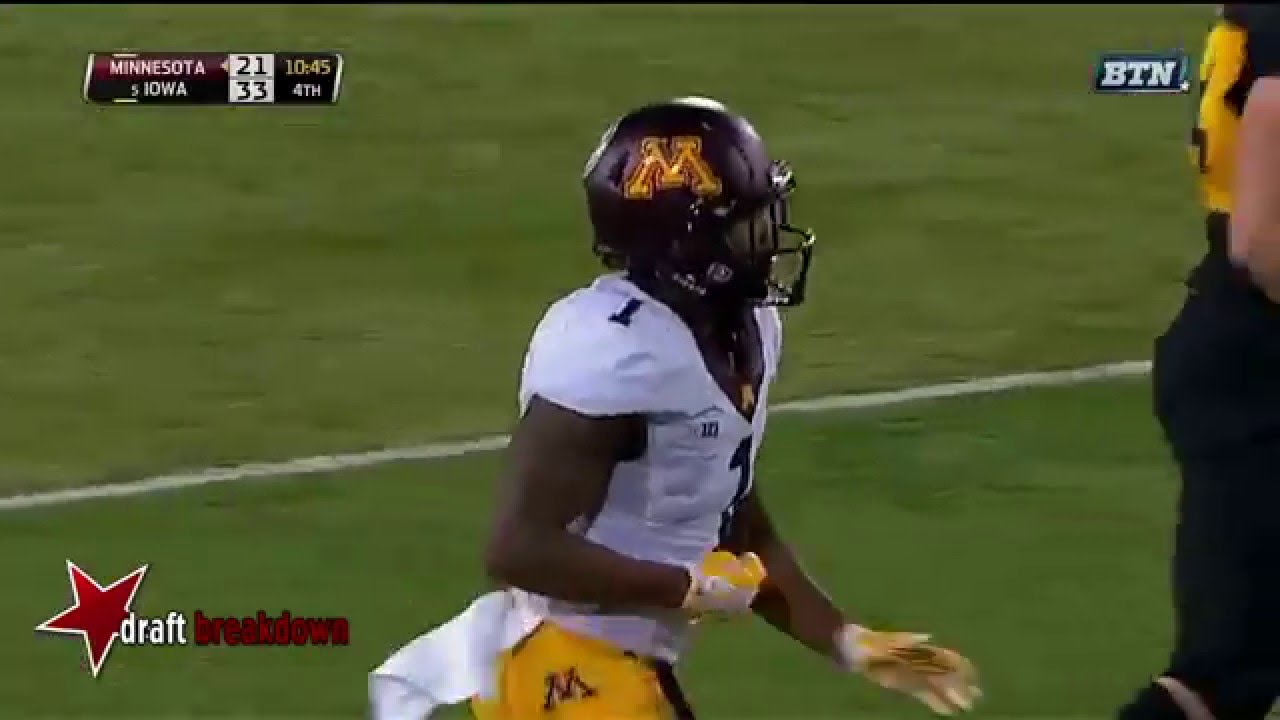 KJ MAYE WR #1 Minnesota Golden Gophers vs Iowa - YouTube