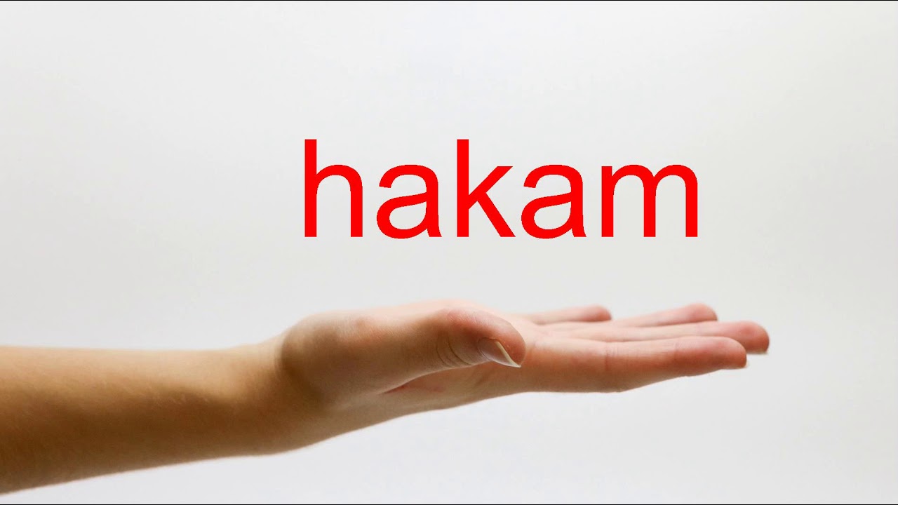 How to Pronounce hakam - American English - YouTube