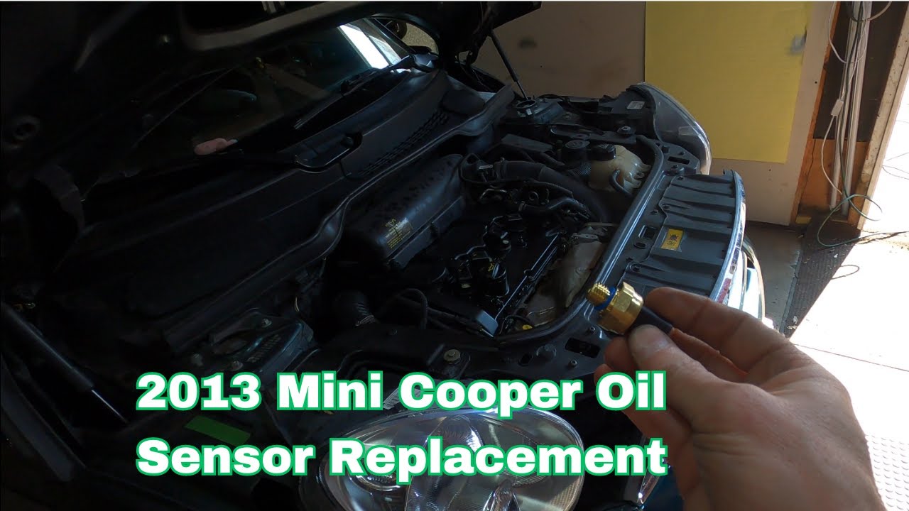 2013 Mini Cooper S Oil Sensor Replacement - YouTube