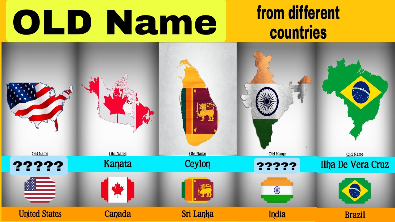 Old name from different countries | old country name | #kg.com - YouTube