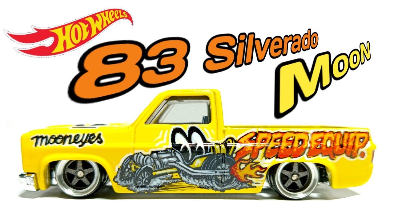 83 Chevy Silverado Hot Wheels Custom HandPainting Mooneyes Speed Equip ...