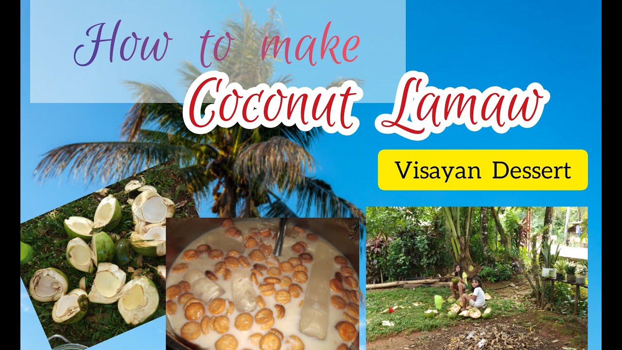 How to make Coconut LAMAW Visayan Dessert - YouTube