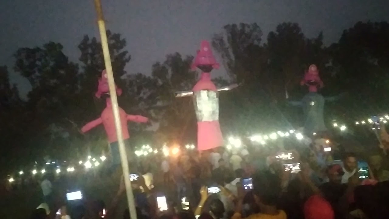 Ravan putla dahan shiwaji park rajpura Punjab 2021 - YouTube