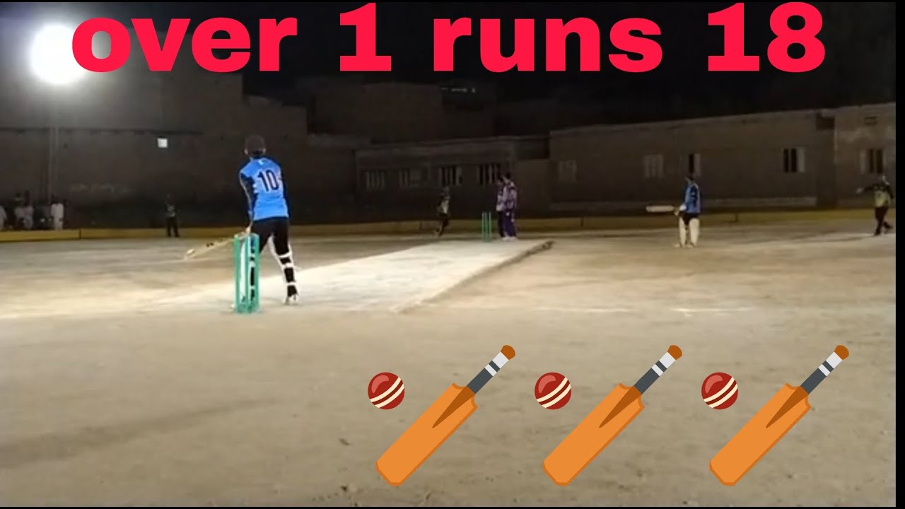Cricket match best man Farooq left vs bowler Zahid - YouTube
