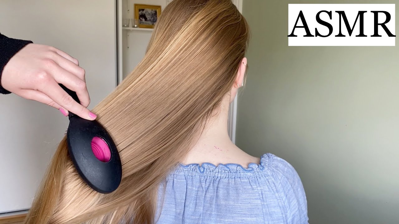 Asmr Soft And Gentle Hair Play With Friend 🌻 Slow Hair Brushing
