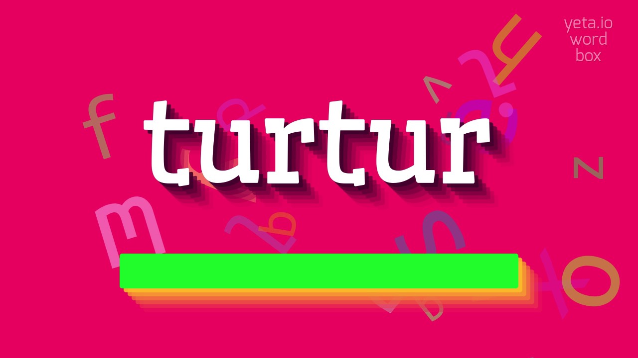How to say "turtur"! (High Quality Voices) - YouTube