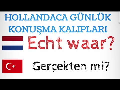 HOLLANDACA ÖĞRENİYORUM,Flemenkçe Basit Cümleler konuşma Kalıpları 2