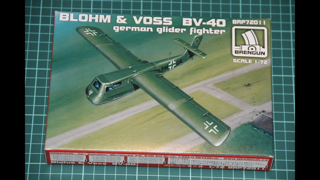 Brengun 1/72 Blohm&Voss BV-40 (BRP72011) - YouTube