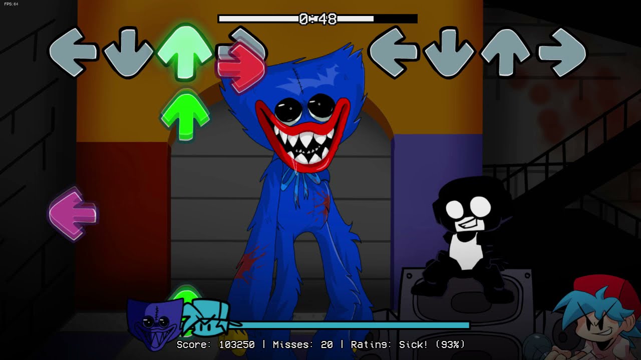 FNF V.S HD Huggy Wuggy REMASTERED FULL HORROR GAME [HARD] - YouTube