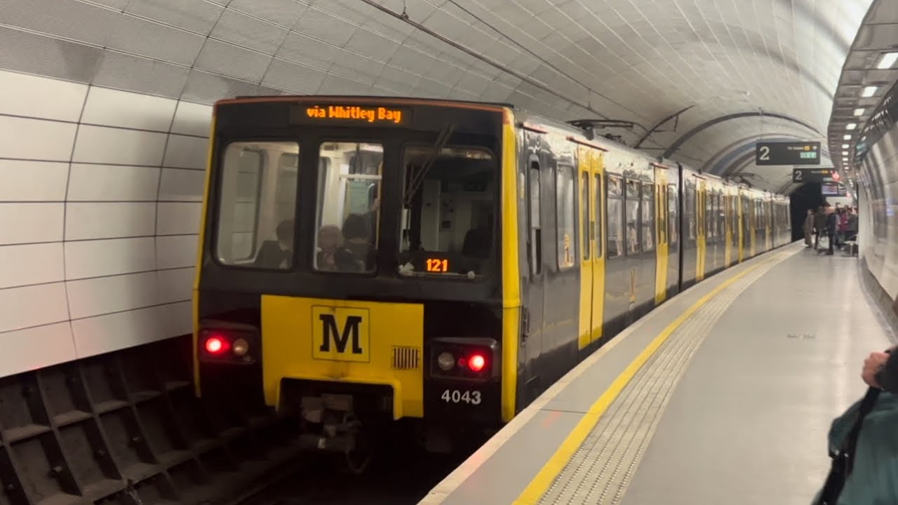 Tyne and Wear Metro Trains at Haymarket - YouTube