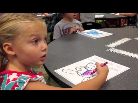 First day of kindergarten at Doby's Bridge Elementary School - YouTube