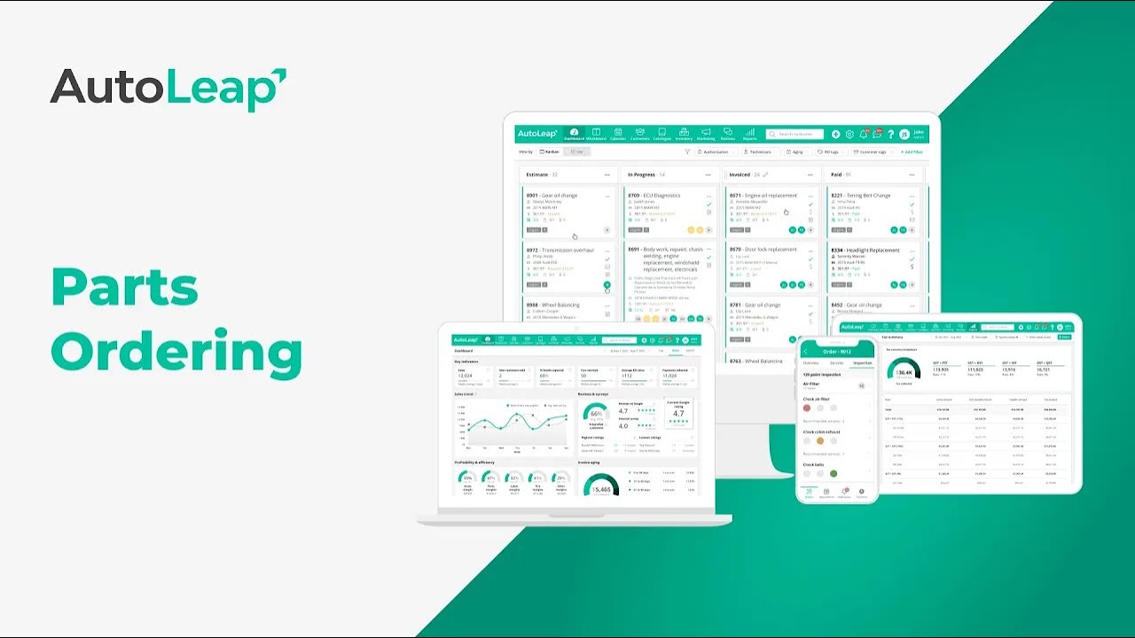 AutoLeap Parts Ordering - Auto Shop Management Software - YouTube
