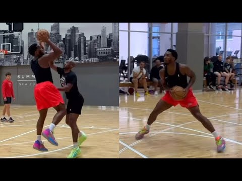 Donovan Mitchell goes off at Private off-season workout - YouTube
