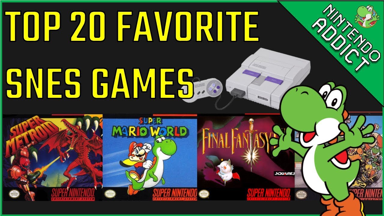 Top 20 Favorite SNES Games | Live Countdown (2017) - YouTube