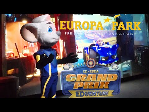 GRAND PRIX EDventure Europa Park neuer Animatronic + Onride mit 3D Brille