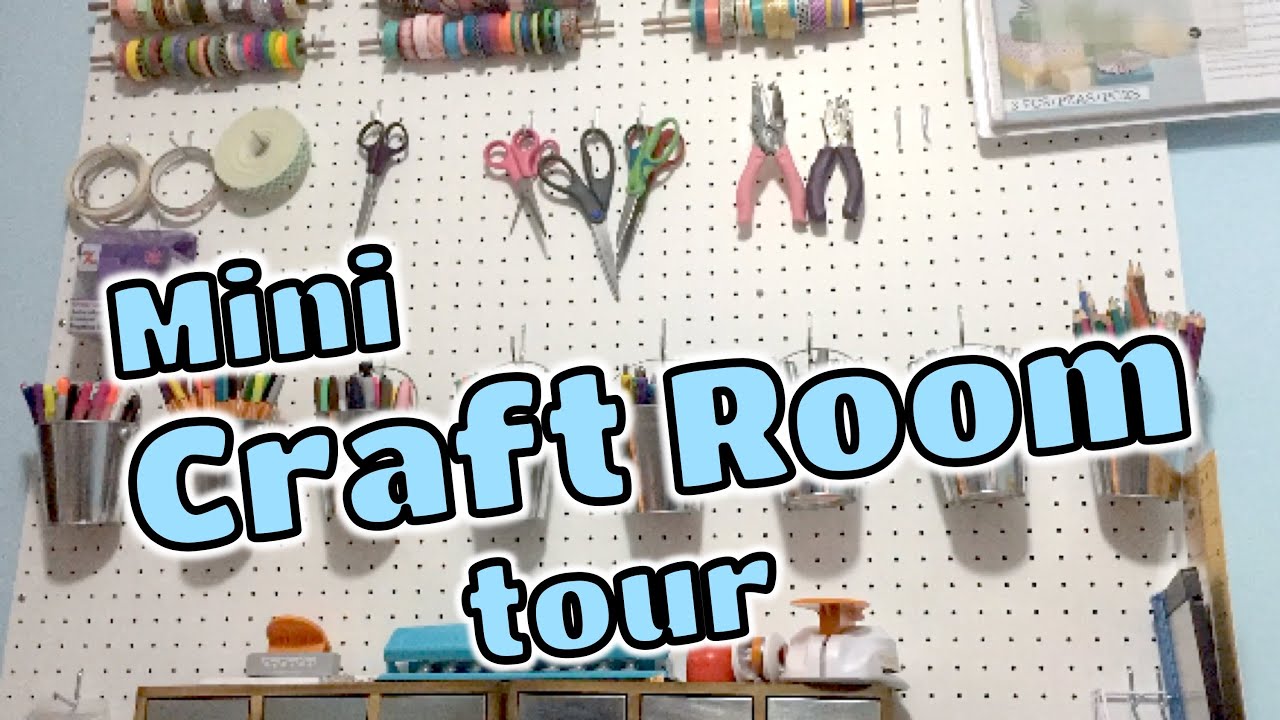 Mini Craft Room Tour VLOG~ August 3, 2016 - YouTube