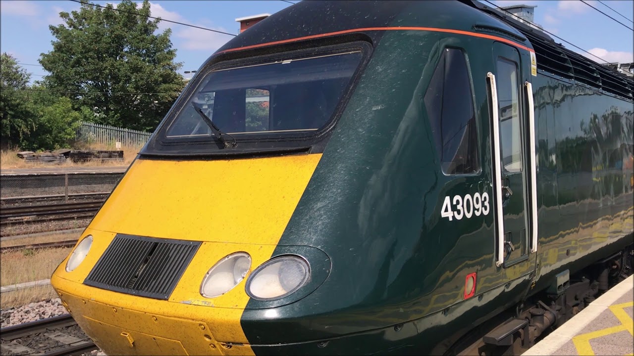 Great Western Railway Class 43093 'Old Oak Common' departs Slough *HD ...