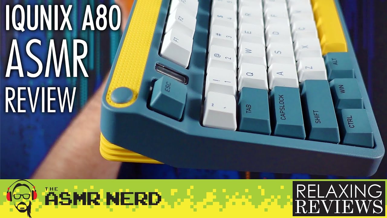 IQUNIX A80 Explorer Mechanical Keyboard ASMR Review & Typing Test (soft ...