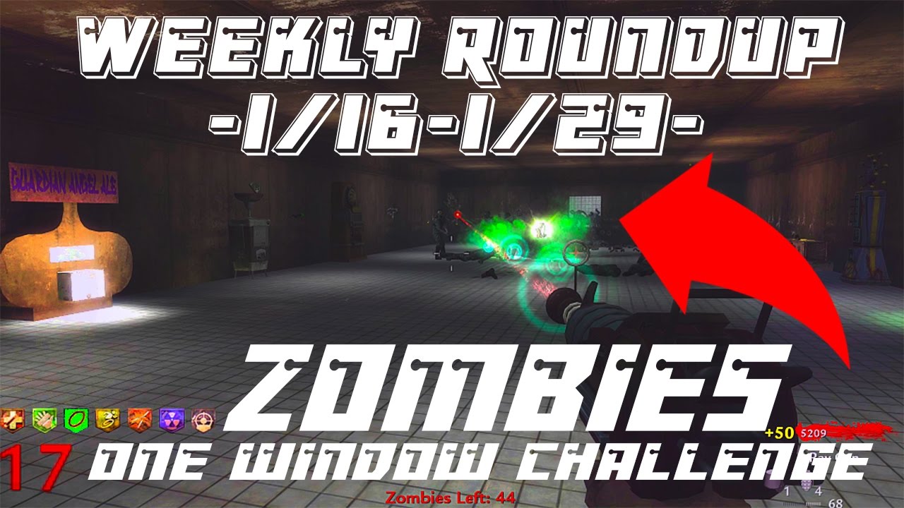 ZOMBIES: ONE WINDOW CHALLENGE! | Weekly Roundup 1/16-1/29 - YouTube