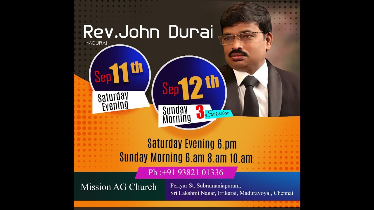 Rev. John Durai Day-1 - YouTube