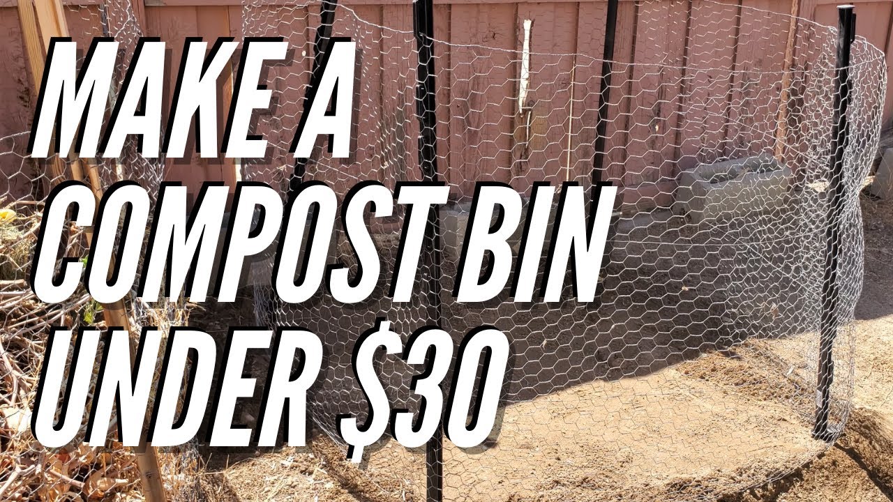 How to make a Compost Bin | Home Composting for Beginners - YouTube
