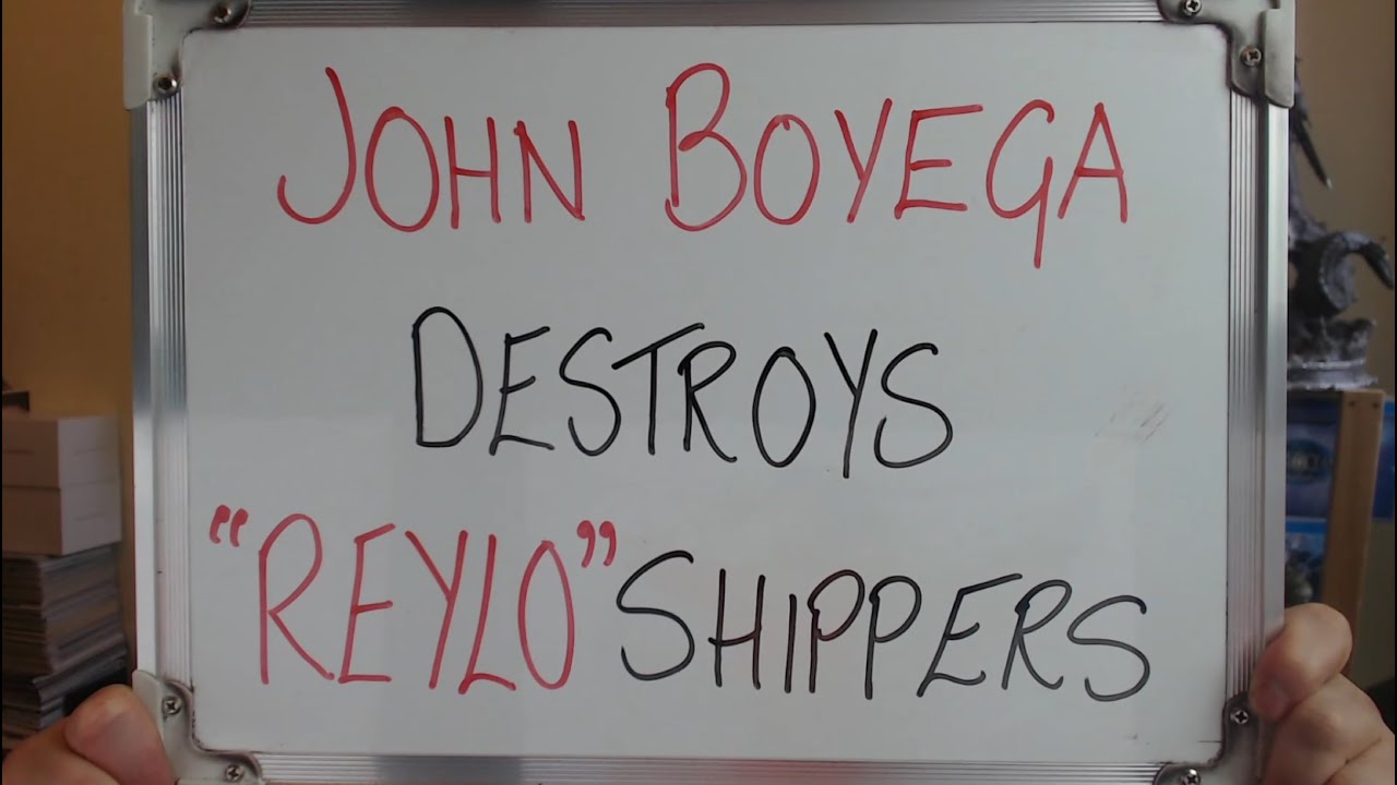 JOHN BOYEGA Wrecks "Reylo" Shippers!! - YouTube