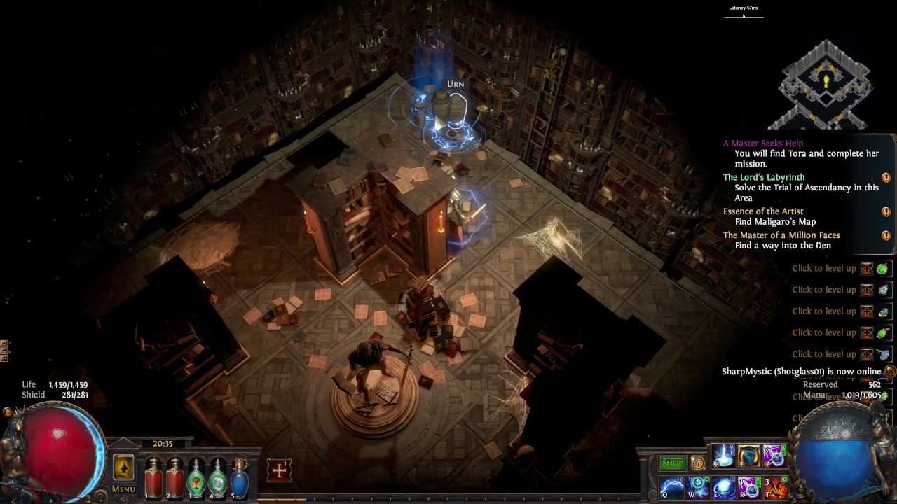 Path of Exile: Elementalist (witch) Level 55-56 & Ascendancy Trial ...