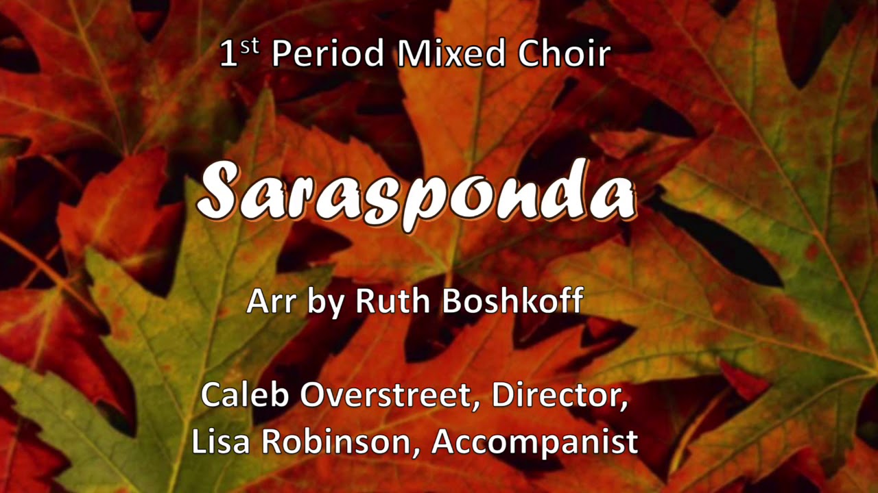 Sarasponda Arr By Ruth Boshkoff - YouTube