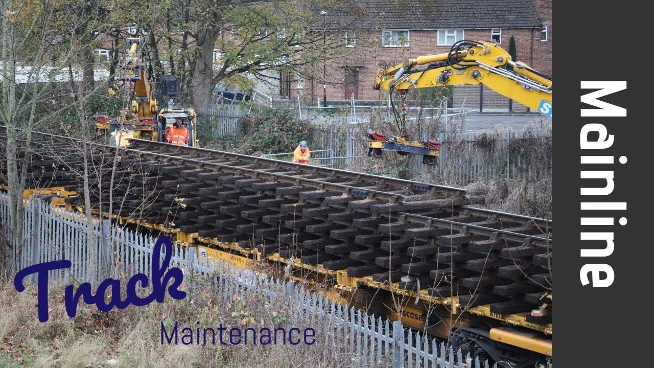 Track Maintenance at Harrogate - YouTube