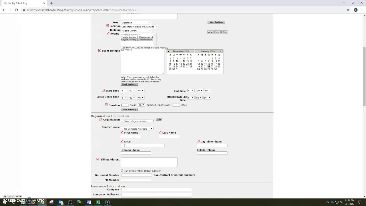 Centenary Calendar - Normal Schedule - YouTube