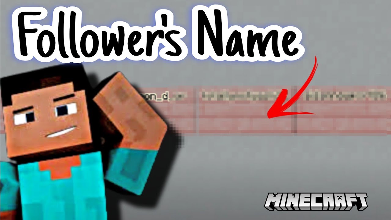 I wrote Names of All of My Followers In My Minecraft World |#challenge ...