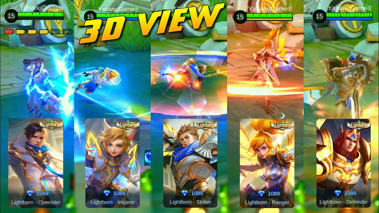 MOBILE LEGENDS UPCOMING NEW SQUAD - LIGHTBORN SQUAD | MOBILE LEGENDS 3D VIEW - YouTube