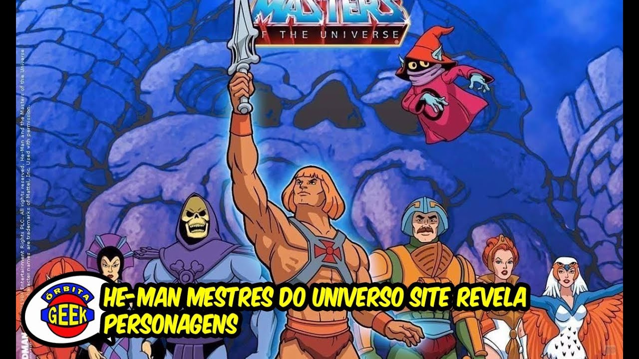 He-Man Mestres do Universo Site revela personagens - YouTube