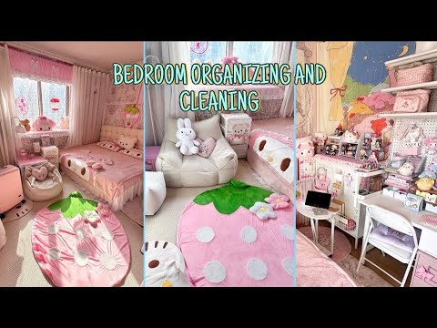 SISTER'S BEDROOM ORGANIZING & CLEANING 🛏️ | Complete Room Makeover Transformation
