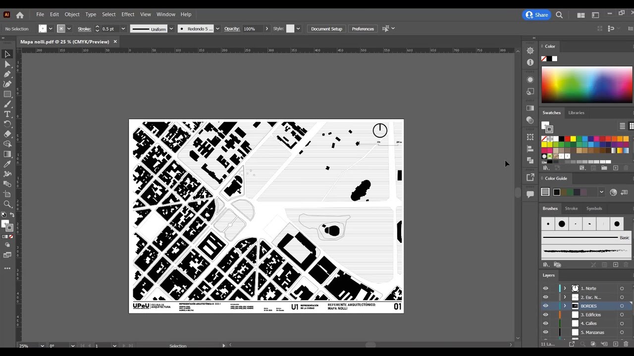 RA3_S01_Mapa Nolli en QGIS e ILLUSTRATOR - YouTube