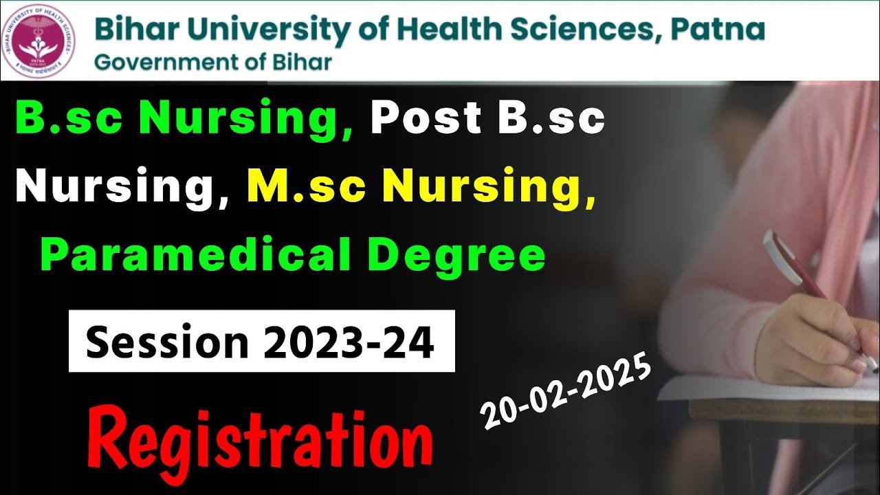 post bsc nursing / msc nursing / paramedical bachelor course | session ...