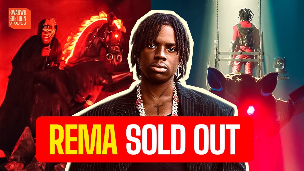 Rema plays to sold-out O2 Arena crowd in London - YouTube
