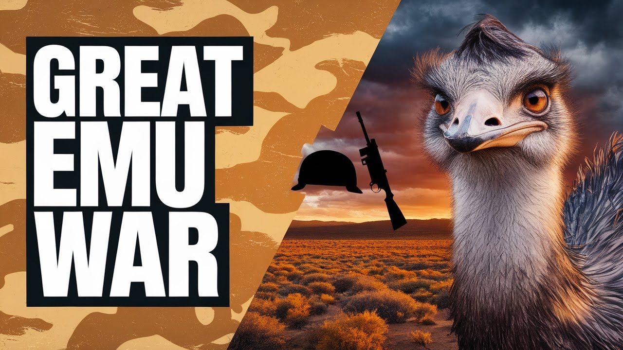 The Great Emu War A Hilarious Battle Against Nature - YouTube
