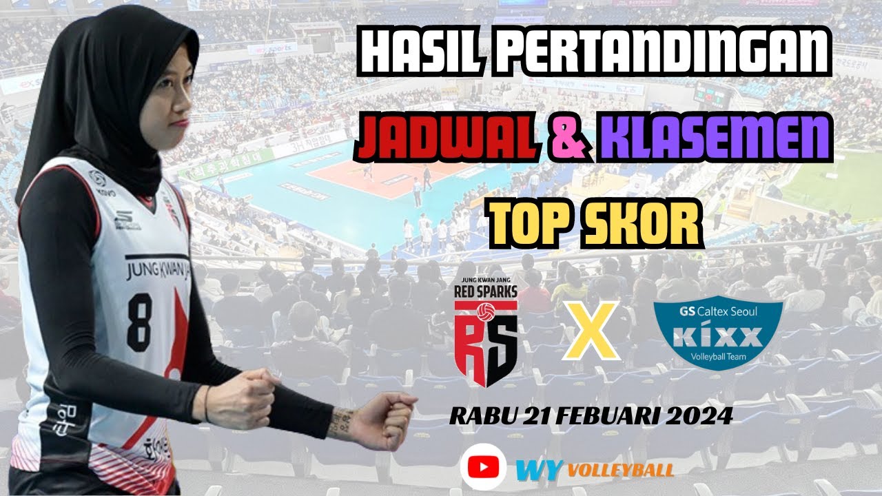 RED SPARKS FULL SEYUM DIKANDANG GS CALTEX | RED SPARKS VS GS CALTEX | JADWAL,TOP SKOR&KLASEMEN ...