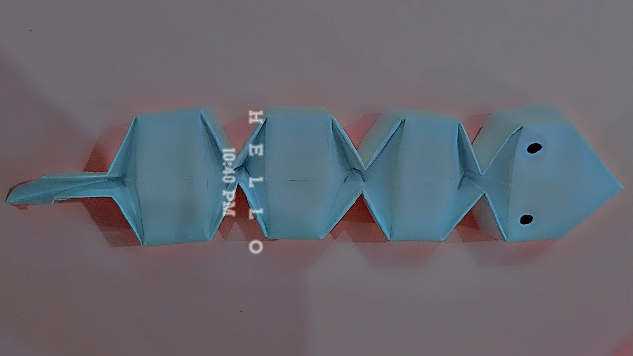 Origami Sliding Paper Snake | Fun and Easy 😍 #video #youtube # ...