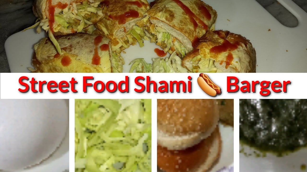 Shami burger 🌭|double egg 🥚| by Kitchen Shots - YouTube