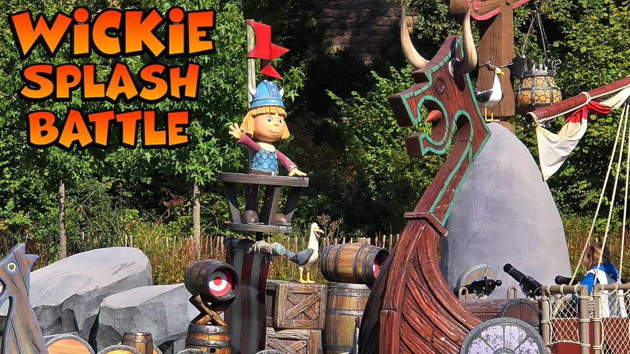 Wickie Splash Battle - Ein Wasserabenteuer mit Wickie Onride POV at ...