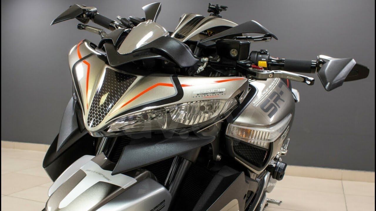 B-KING | design VRSC 334 | driving on the road - YouTube