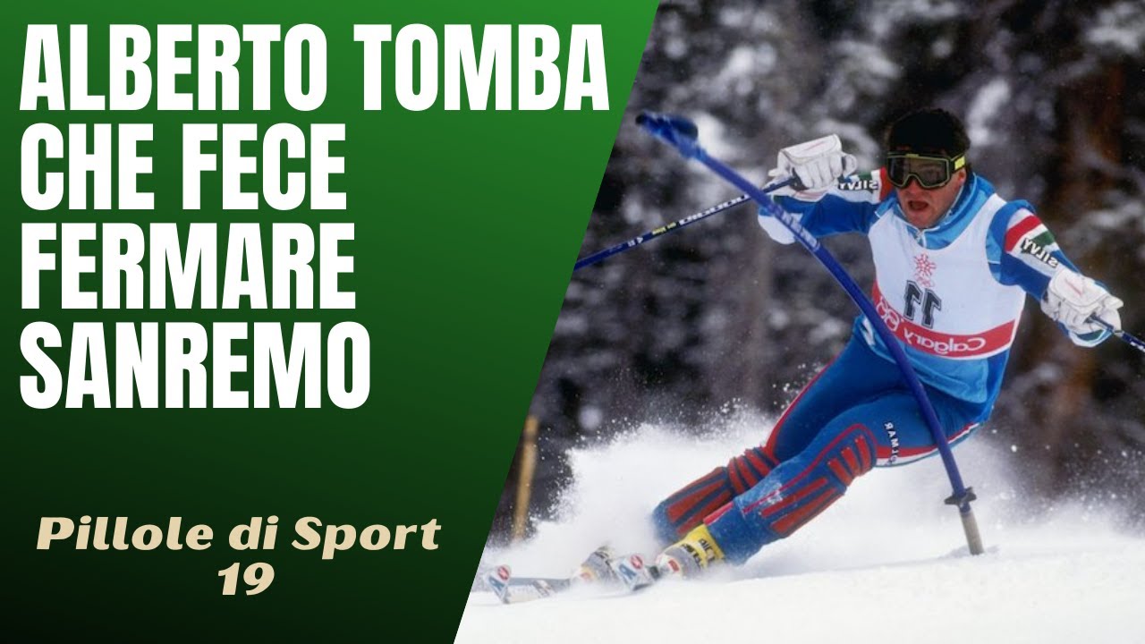 19- Alberto Tomba, lo slalom che fermò Sanremo [Pillole di Sport] - YouTube