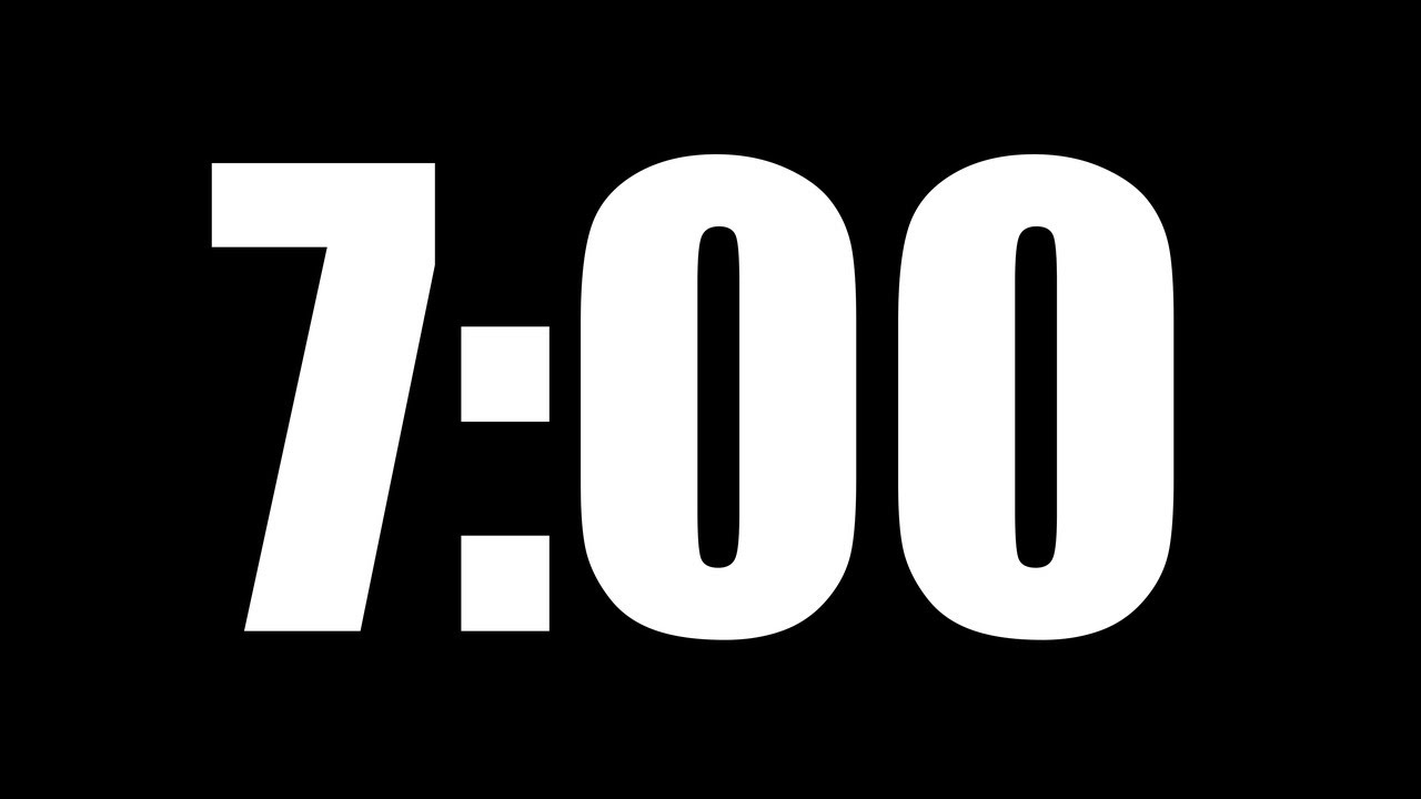 7 Minute Timer ⏱️ Countdown with Alarm - YouTube