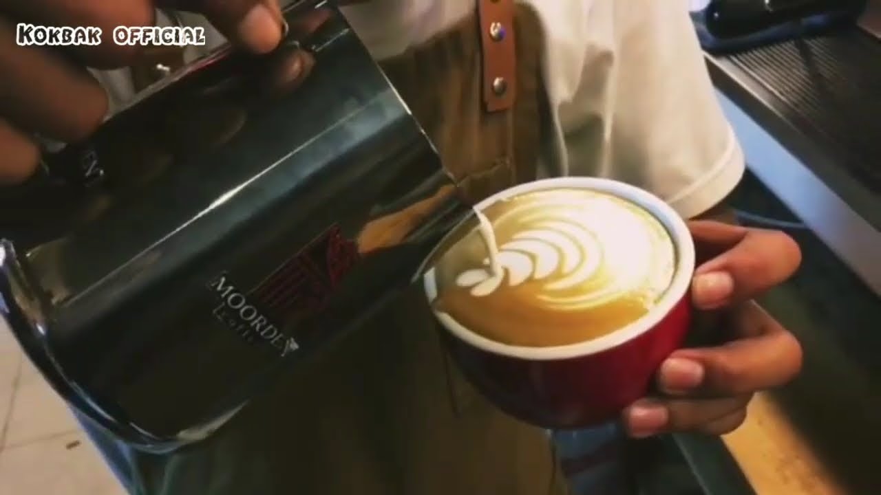 Proses simpel cara buat Coffee Latte Art 2020 - YouTube