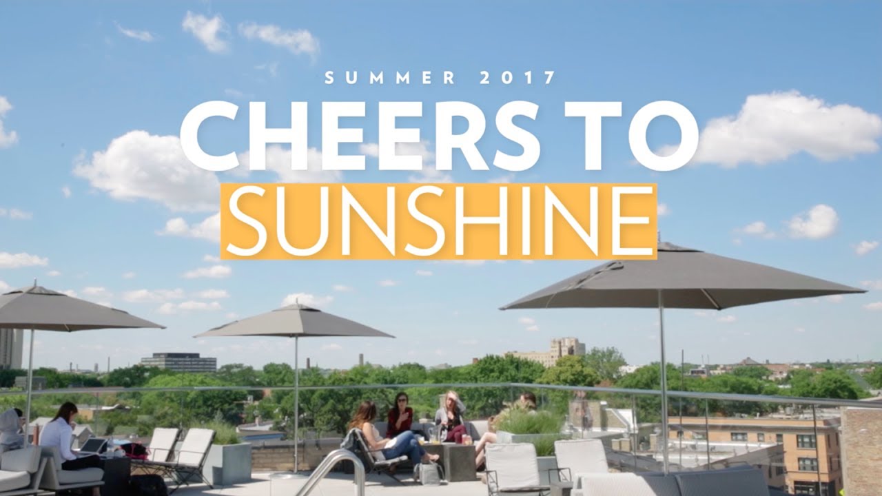 Cabana Club | Cheers to Sunshine | Chicago's Best Rooftop Bars - YouTube