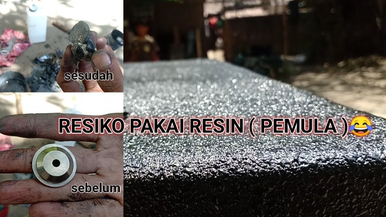 PERTAMA KALI PAKAI RESIN TEXTURE ( dan hasilnya....... )😪😪 - YouTube