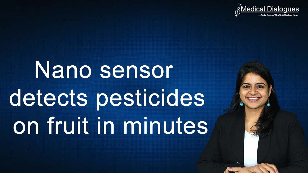 Nano-sensor detects pesticides on fruit in minutes - YouTube
