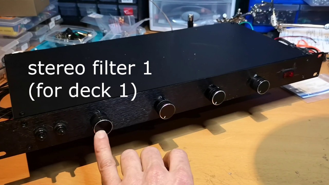 dual stereo analog high pass filter for DJing - YouTube